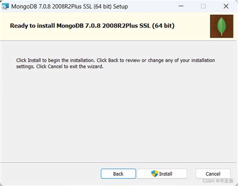 Mongodb的安装配置及使用mongodb数据库下载安装 Csdn博客
