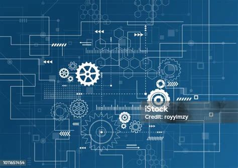 추상적인 기술 배경입니다 입자 큰 데이터 공간에 블루 빛나는 연결 컴퓨터 생성 추상적인 배경 벡터 일러스트 레이 션 0명에 대한
