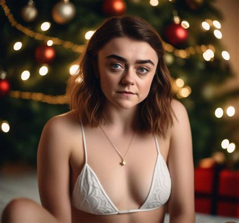 Maisie Williams Bikini Christmas Ai Generated By Aiconfusion On