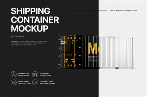 Download Shipping Container Mockup For Free 19790