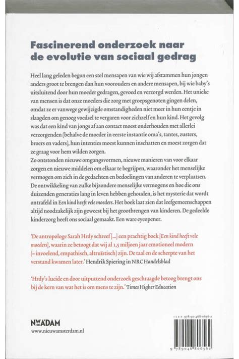 Sarah Blaffer Hrdy Een Kind Heeft Vele Moeders Wehkamp