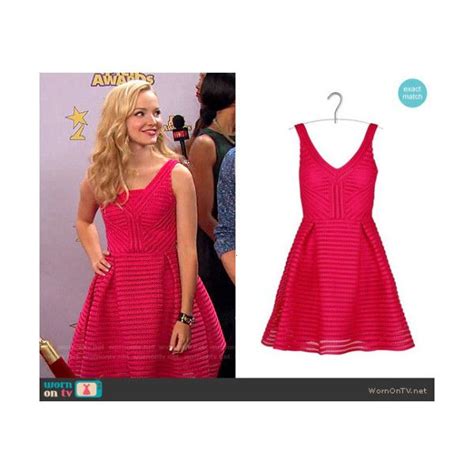Wornontv Livs Purple Dress With White Buttons On Liv And Maddie