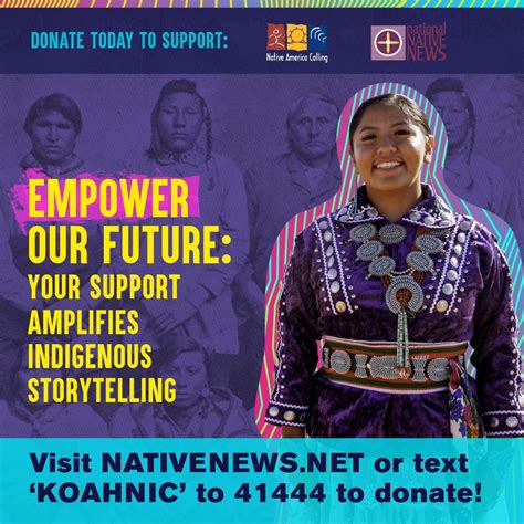Empower Our Future Your Support Amplifies Indigenous Storytelling