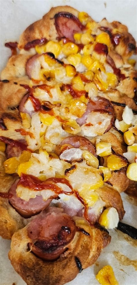 더쿠 크로와상 생지로 피자빵 만들었다