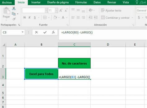 Contar Caracteres En Excel Excel Para Todos