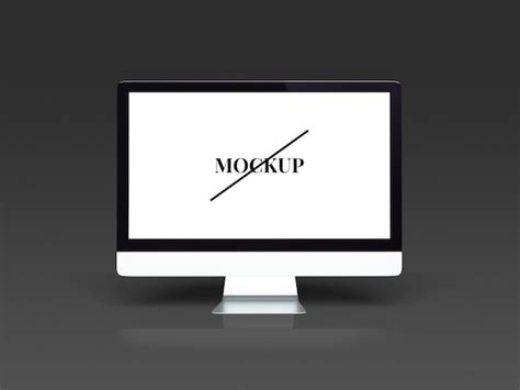Premium PSD Computer Screen Mockup
