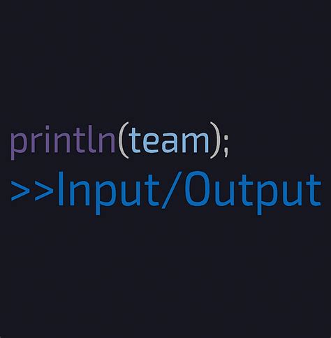 Input Output