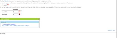 Solved The File P12 16 Xlsx Contains The Daily Closing Chegg