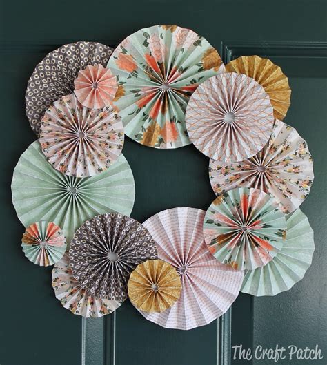 Accordion Fold Paper Flowers Thecraftpatchblog