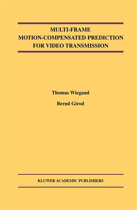 Multi Frame Motion Compensated Prediction For Video Transmission The