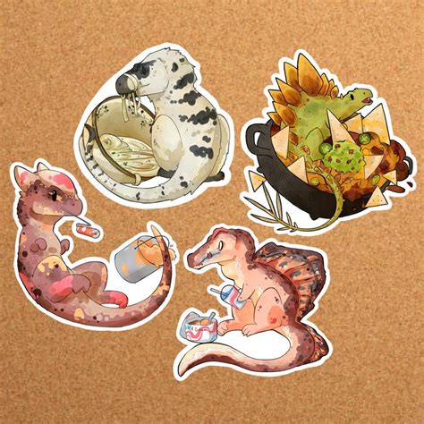 Chibi Dinosaur Etsy