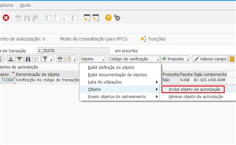 Abapemos Sap Abap Su Incluir Objeto De Autoriza O Em Uma