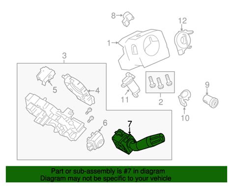 2013 2020 Ford Multi Function Switch Ec3z 13k359 Aa Oem Parts Online
