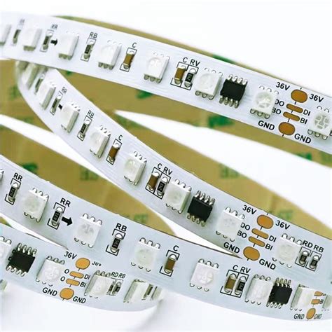 Max M Ft Long V Dual Data UCS Addressable RGB LED Strip Light