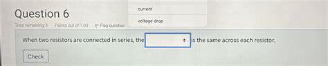 Solved Question 6tries Remaining 1points Out Of