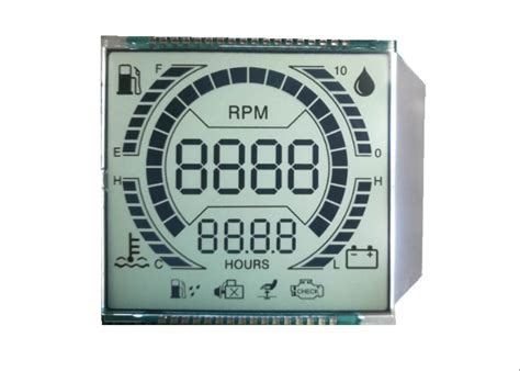 V HTN LCD Transmissive Display TN VA STN LCD Module For Speedometer