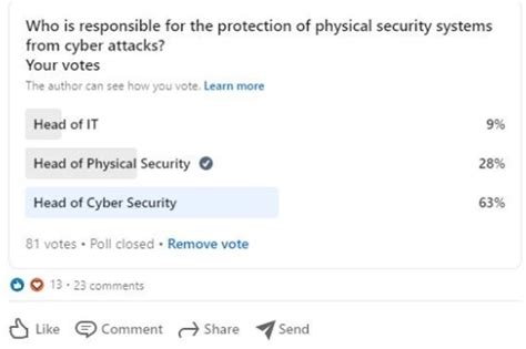 Who Is Responsible For Protecting Physical Security Systems From Cyber