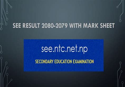 SEE Result 2079 2080 With Marksheet Symbol Number Wise 10th SEE Online