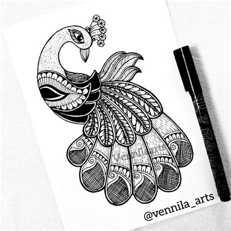 Peacock Mandala Art Mandala Art Easy Mandala Drawing Mandala Drawing