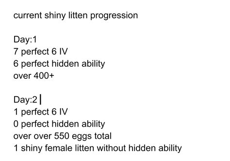 Shiny Litten I Have A Few Extra Non Shiny Perfect Six Iv Ha Im