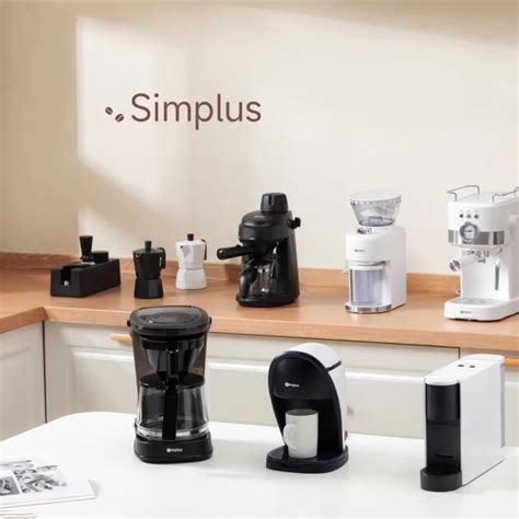 Simplus Semi Automatic Coffee Machine Electric Espresso Coffee Maker Household Cappuccino