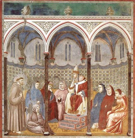 St Francis Preaching A Sermon To Pope Honorius Iii 1297 1299