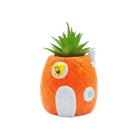 Spongebob Pineapple Planter Spongebob Squarepants Planters Pineapple Ceramics