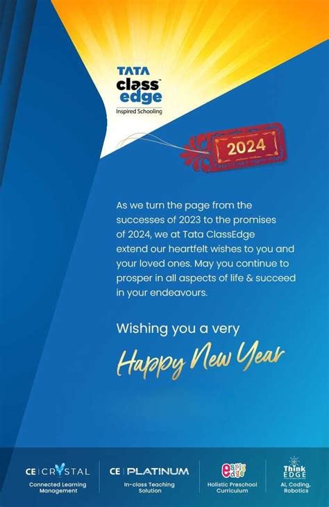 Tata Classedge Wishes You A Happy Newyear Tata Classedge Posted On