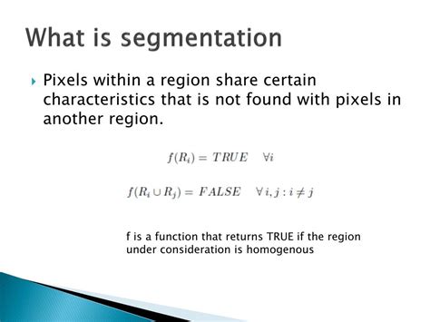 Ppt An Efficient Image Segmentation Algorithm Using Bidirectional Mahalanobis Distance