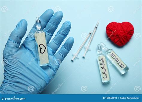 Sexuality And Love Oxytocin Hormone In Body Pregnant Concept Stock