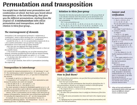 3 Permutation And Transposition Mathgicclub