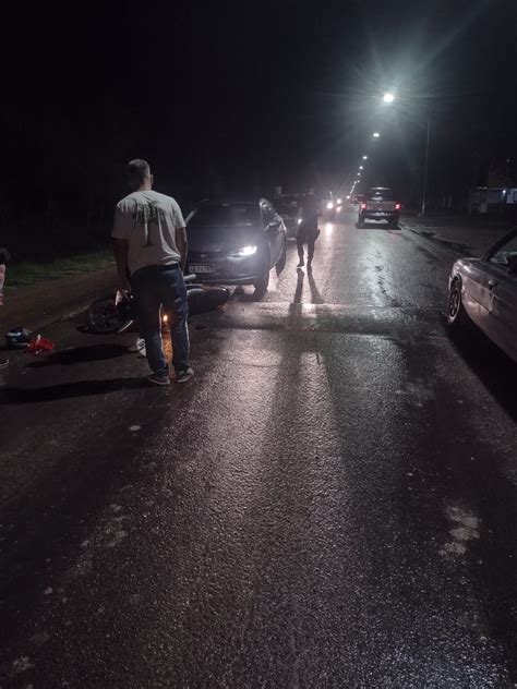 Una Mujer Herida Tras Un Accidente Entre Un Auto Y Su Moto Reconquista Ar