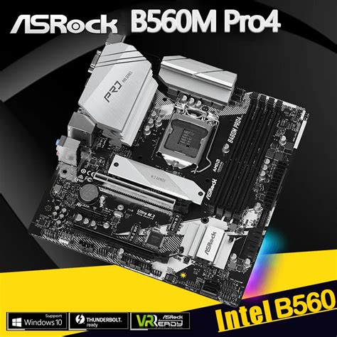 NEW ASRock B560M Pro4 For IntelB450 LGA 1200 Socket SATA3 Interface PCI