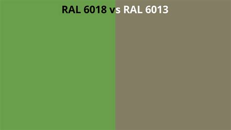 Ral 6018 Vs 6013 Ral Colour Chart Uk