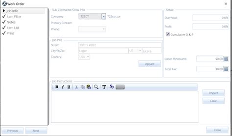 Creating Work Orders In Xactimate Online Xactware Help