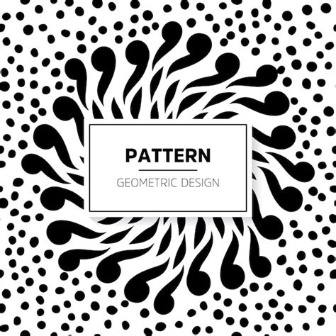 Premium Vector Abstract Monochrome Pattern