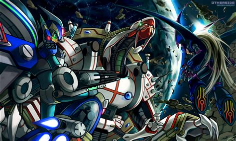 Zero X And Absolute Zero Mega Man And 2 More Drawn By Teatea Danbooru