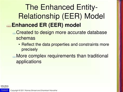 PPT The Enhanced Entity Relationship Model For Accurate Database Schemas PowerPoint