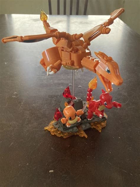 Mega Construx Pokemon Charmander Evolution Building Set Charmeleon