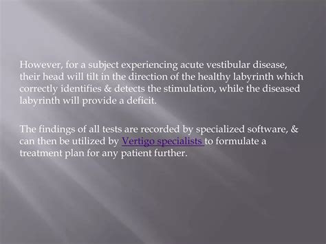 What Is Subjective Visual Vertical Diagnosis Test Svv Test Ppt