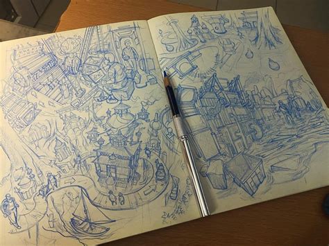 Back To The Book Sketchbook Blupencil