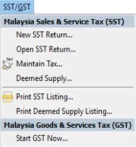 SQL Accounting Guide SST Module A Plus
