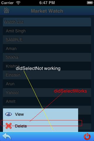 Iphone UITableView Last Row DidSelect Not Working Properly Stack Overflow