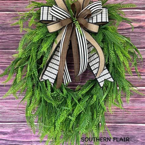 Bead Grass Wreath Etsy