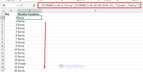 How To Use Excel To Simulate Real World Random Events From Coin Flips To Weather Exceldemy