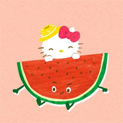 Project Hello Kitty With Fruits On Behance