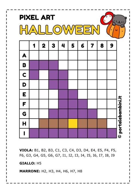 Scoprite Le Nostre Schede Di Pixel Art Per Halloween Хэллоуин