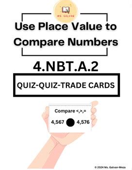 Use Place Value To Compare Numbers By MsGalvanMeza TPT