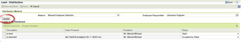 Solved Lead Distribution Method Manual Employee Selectio Sap Community