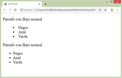 Estilo Para Listas En Css
